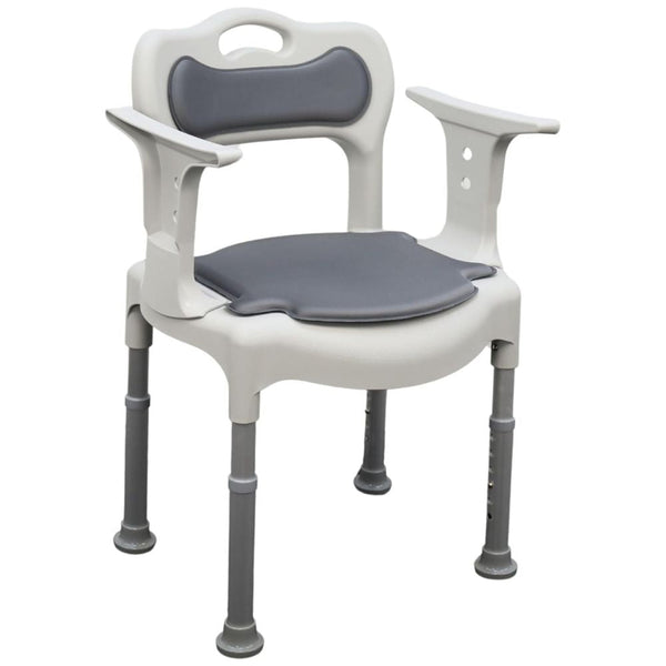 Aquarius Modular Commode Shower Chair | 4-in-1 – Millercare