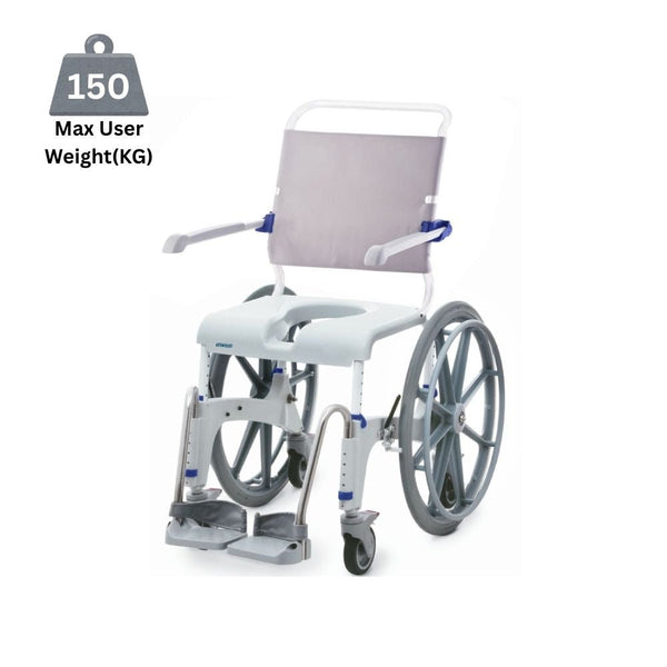Aquatec Ocean Self Propel Shower Commode Chair | Millercare