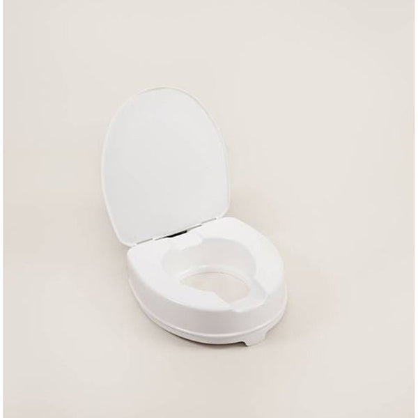 Atlantis Raised Toilet Seat 10cm with Lid | Millercare