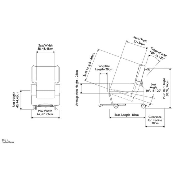Careflex HydroCare Specialist Seating Chair – Millercare
