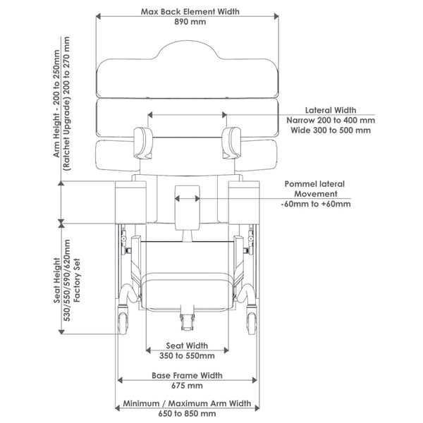 Careflex SmartSeat Pro II Specialist Seating Chair – Millercare
