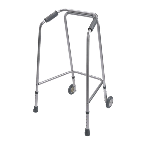 Coopers Domestic Large Walking Frame Zimmer With Wheels | Mi – Millercare
