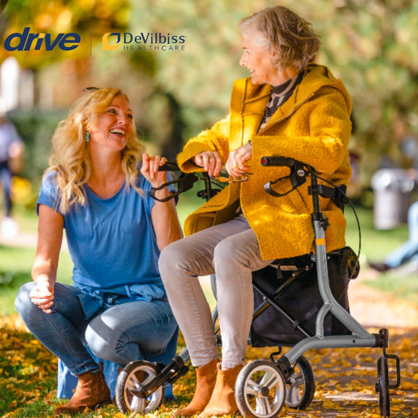 Drive Nitro SL Rollator Lightweight Folding 4 Wheel Walker | – Millercare