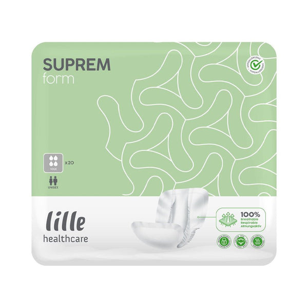 Lille Suprem Form Maxi Insert Pads – Heavy Incontinence (20) – Millercare
