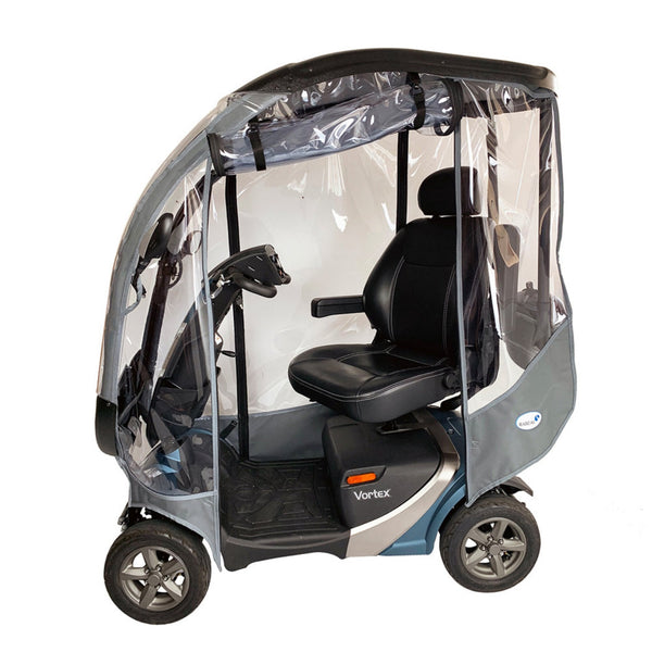 Rascal Vortex Mobility Scooter - Solid Canopy With Sides | M – Millercare