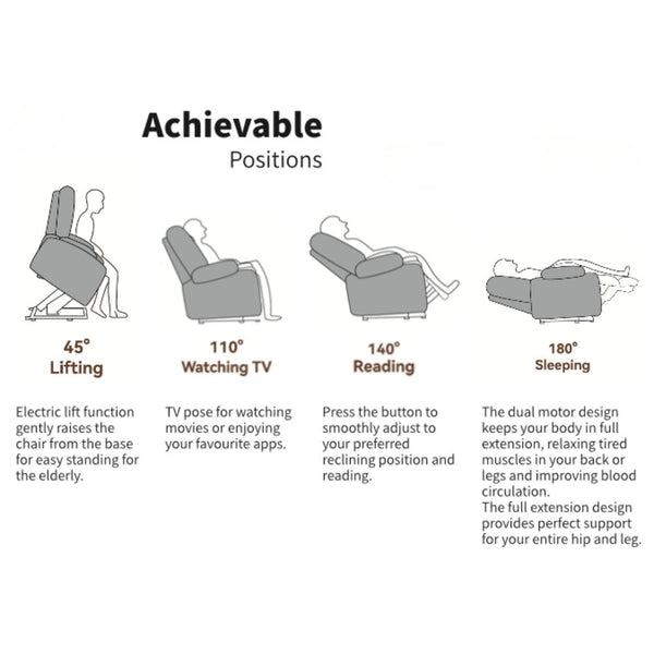 Savoy - Single Motor Riser Recliner Chair | Millercare