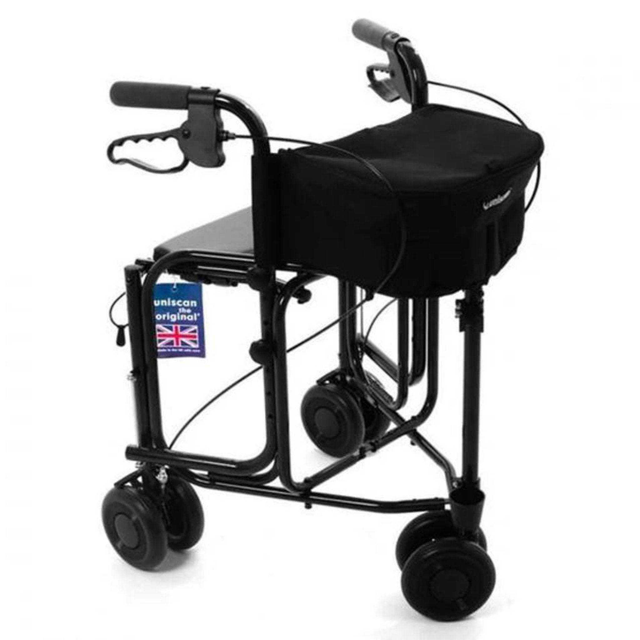 Uniscan Triumph - Lightweight Folding 3 Wheeled Walker – Millercare